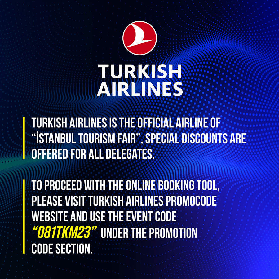 Home | İSTANBUL TURİZM FUARI - 4-5 Ekim 2023 İstanbul Kongre Merkezi-ICC